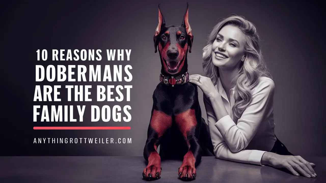 10 Reasons Why Dobermans Are the Best Family Dogs | Anything Rottweiler