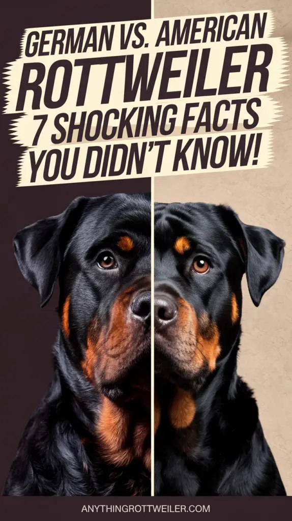 German Rottweiler vs. American Rottweiler: A Comparative Analysis ...